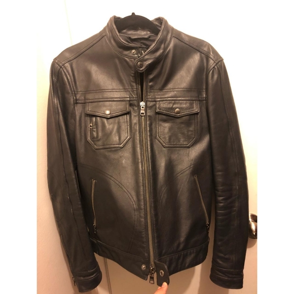 A/X Armani Exchange | Jackets & Coats | Armani Exchange Leather Jacket ...